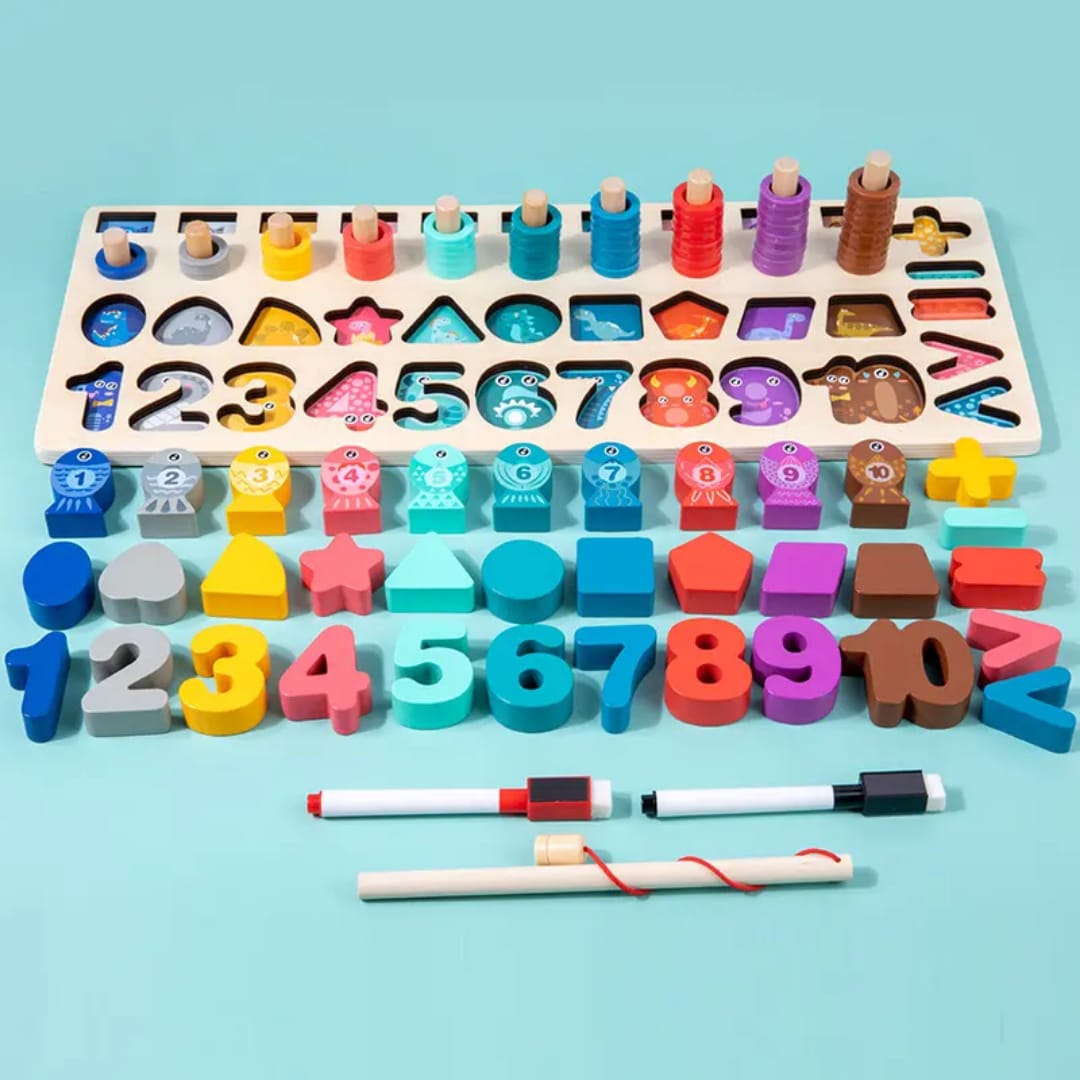 Shapes & Numbers Learning Puzzle – Baby Mondo